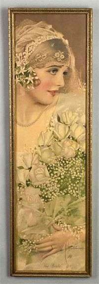 Rolf Armstrong | Art Deco Flapper Rolf Armstrong The Bride Art Print ...