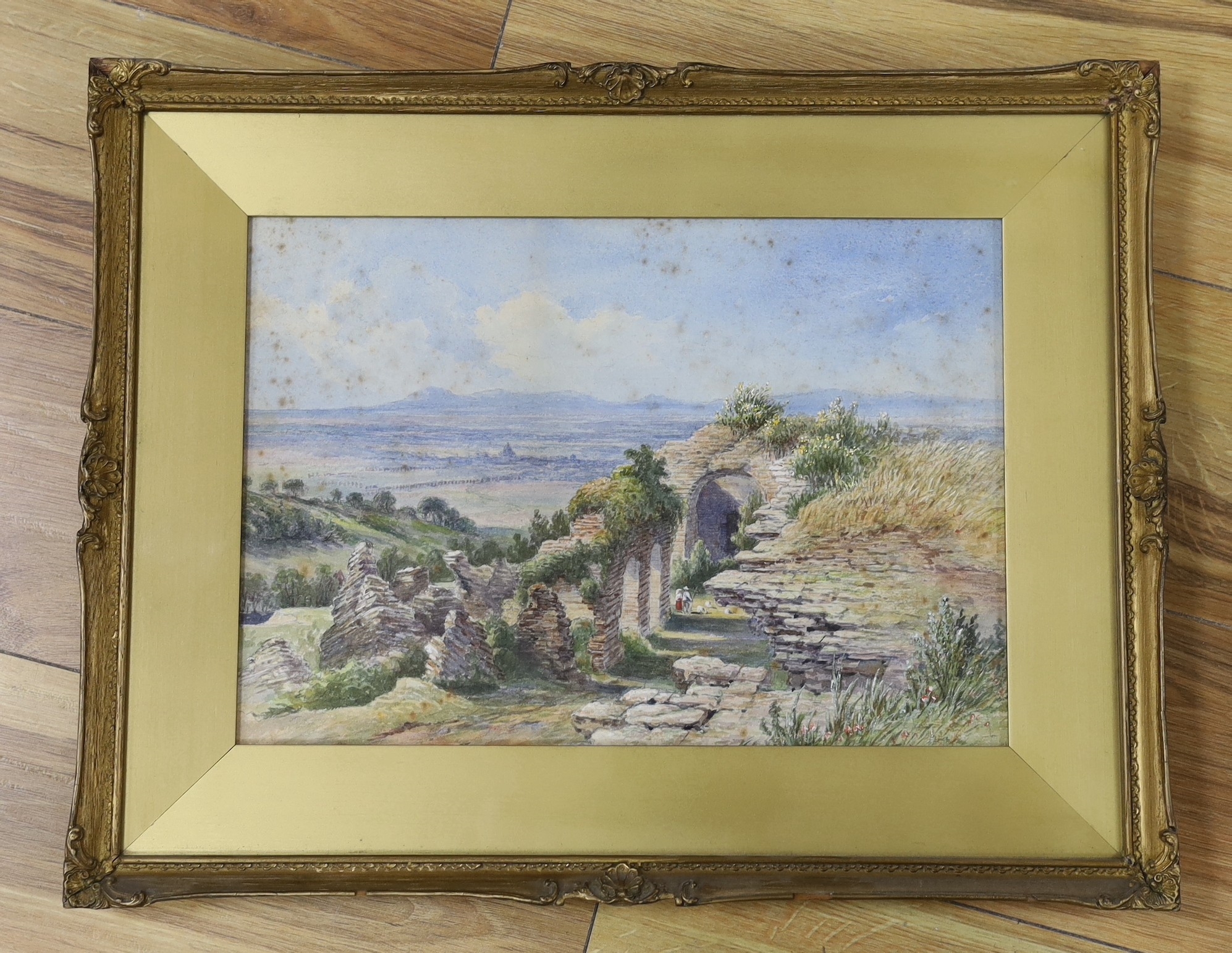 Louis Laurent Raze | 'Ruins in a landscape | MutualArt