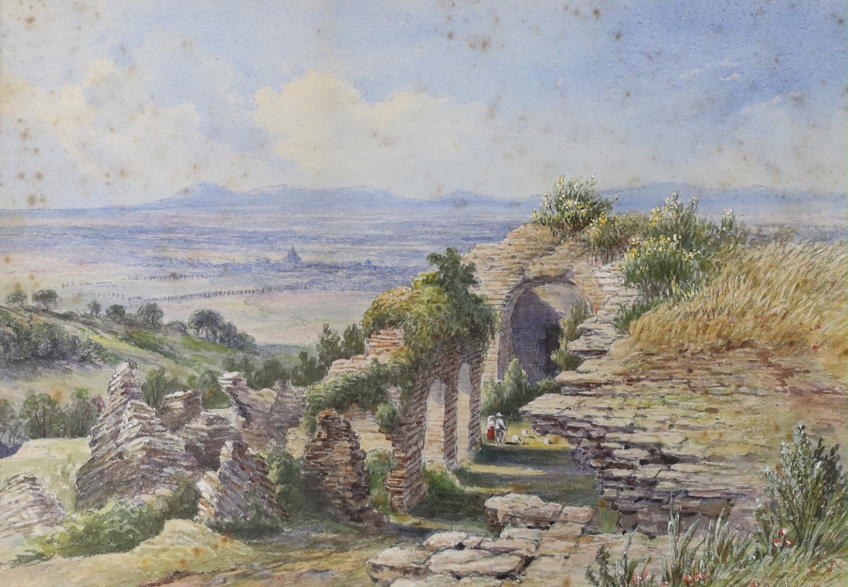 Louis Laurent Raze | 'Ruins in a landscape | MutualArt