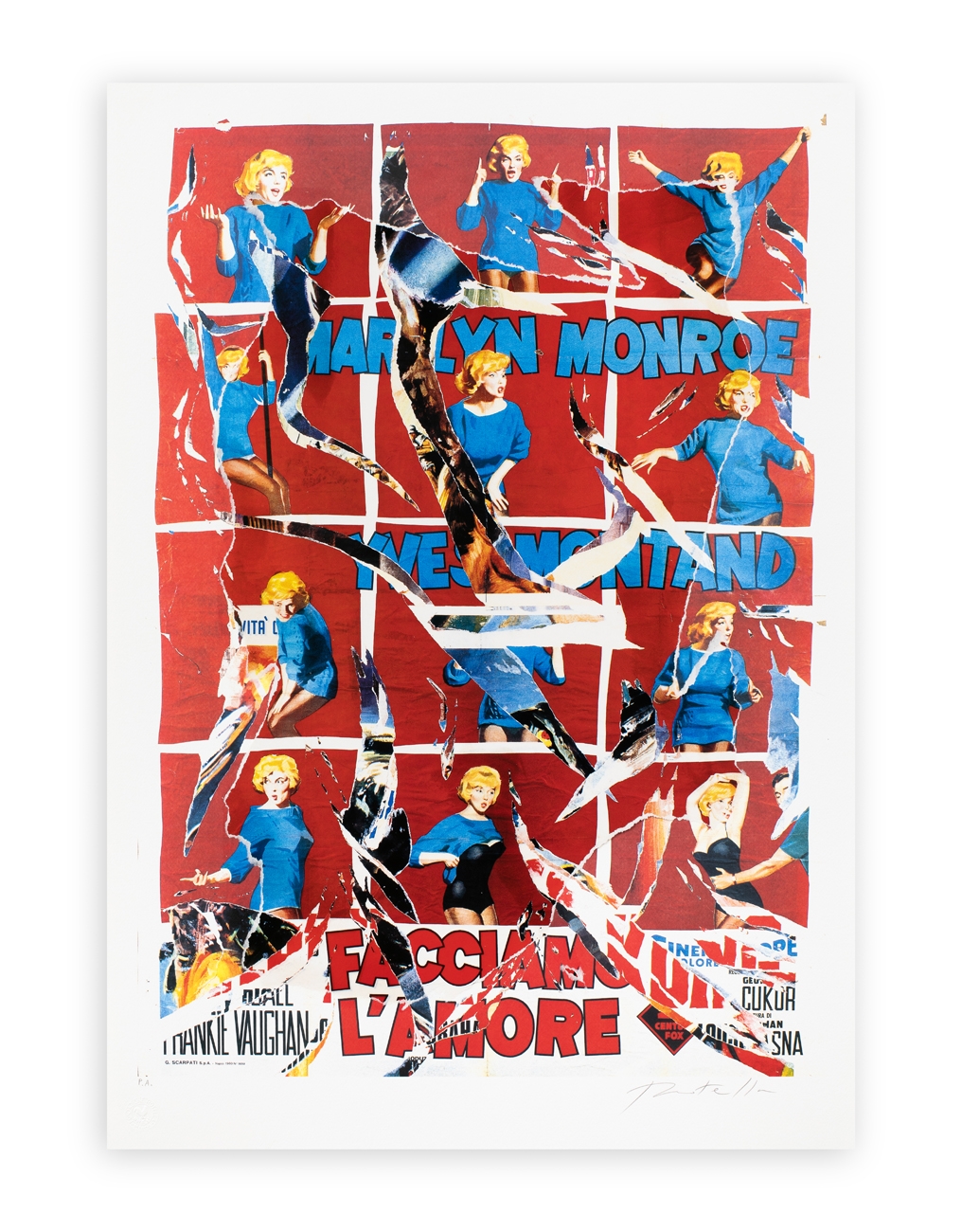 Mimmo Rotella | Facciamo l'amore (2004) | MutualArt