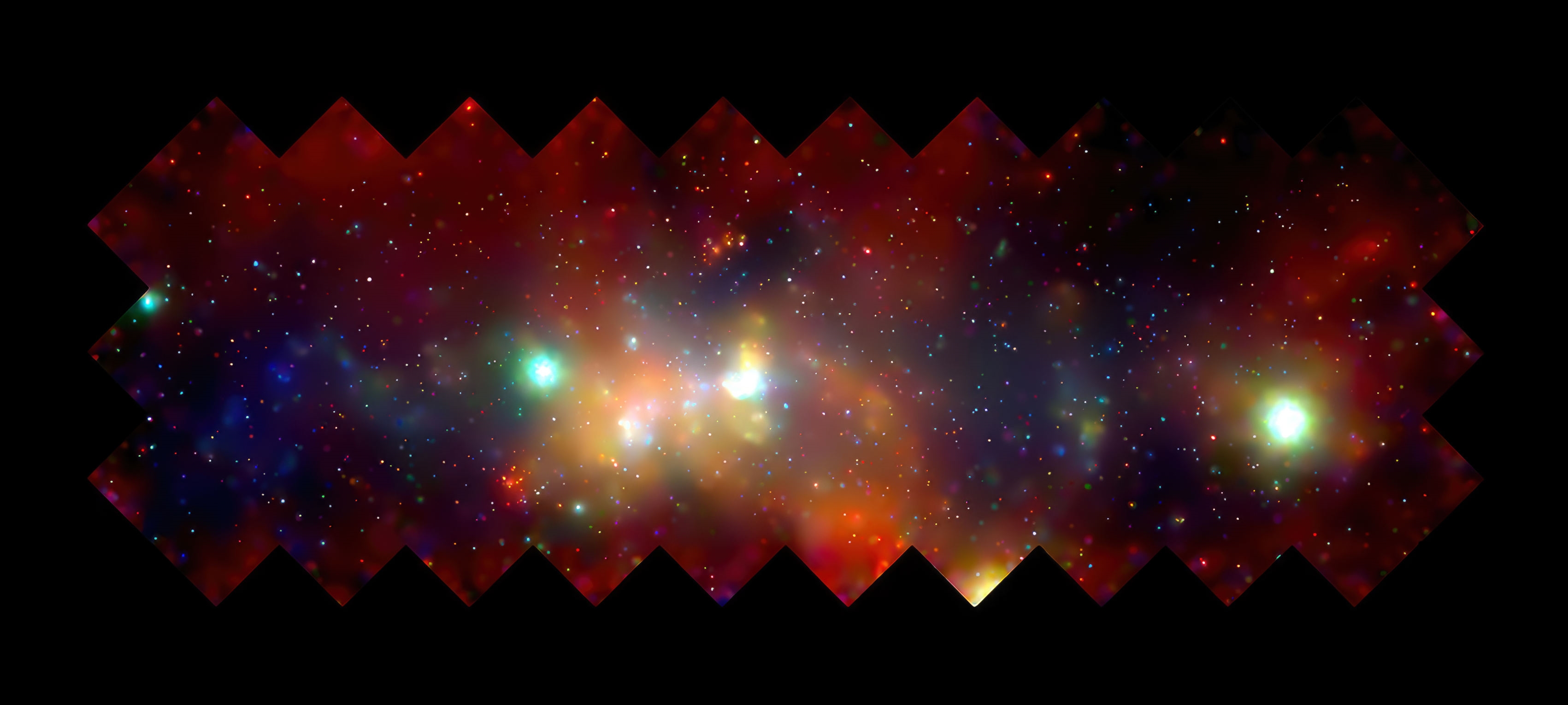 NASA | Dieses spektakuläre Mosaik von Bildern zeigt Hunderte weißer ...