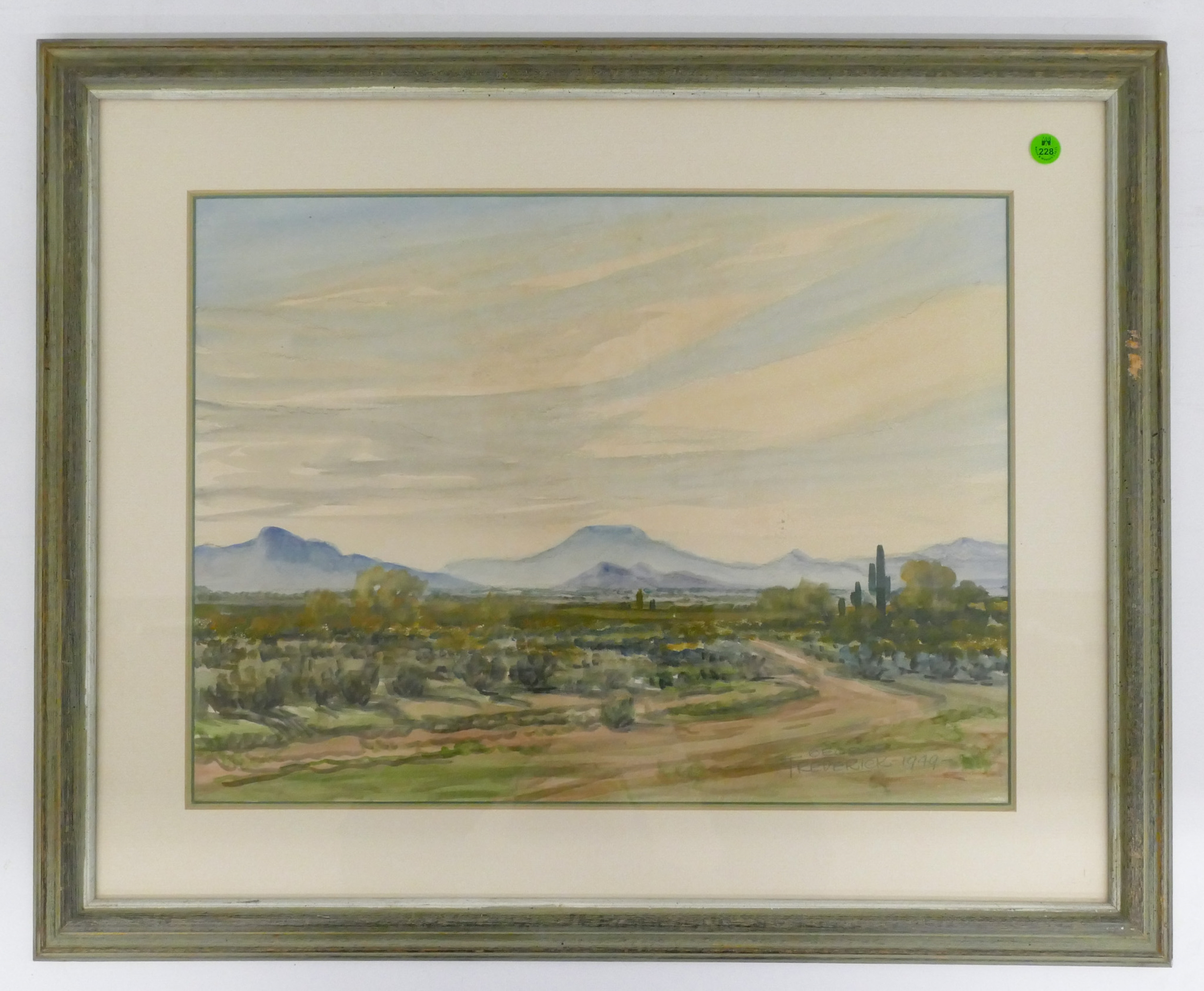 George Frederick | Arizona Desert Landscape 1949 (1949) | MutualArt