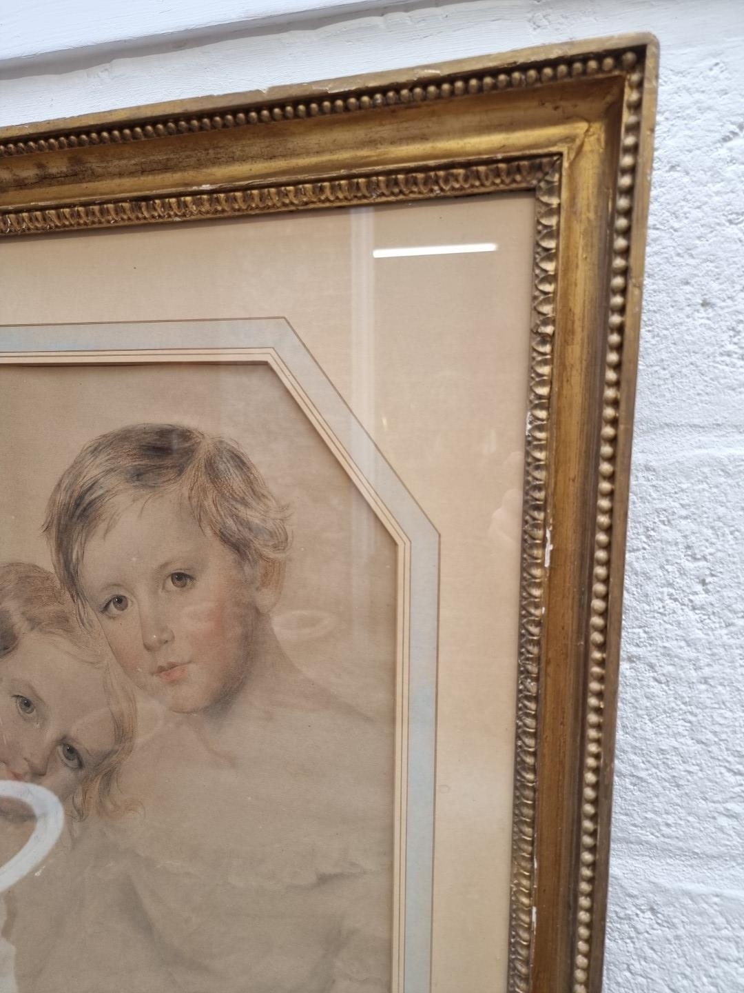 Adam Buck | Head and shoulders portrait of two children | MutualArt