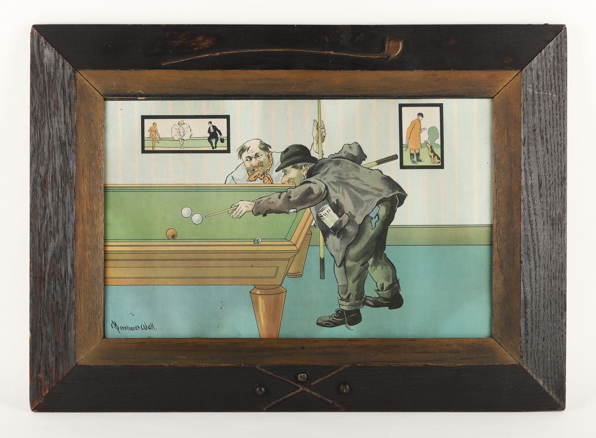 Cassius Marcellus Coolidge | Billiards and Coolidge Dogs Playing Cards ...