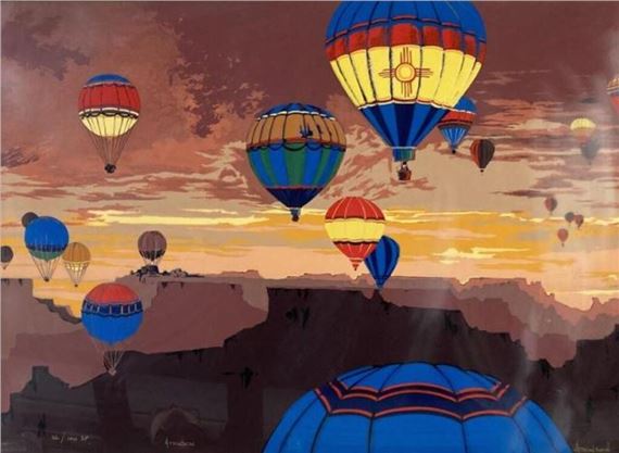 Michael Atkinson | The Albuquerque Balloon Fiesta (1994) | MutualArt