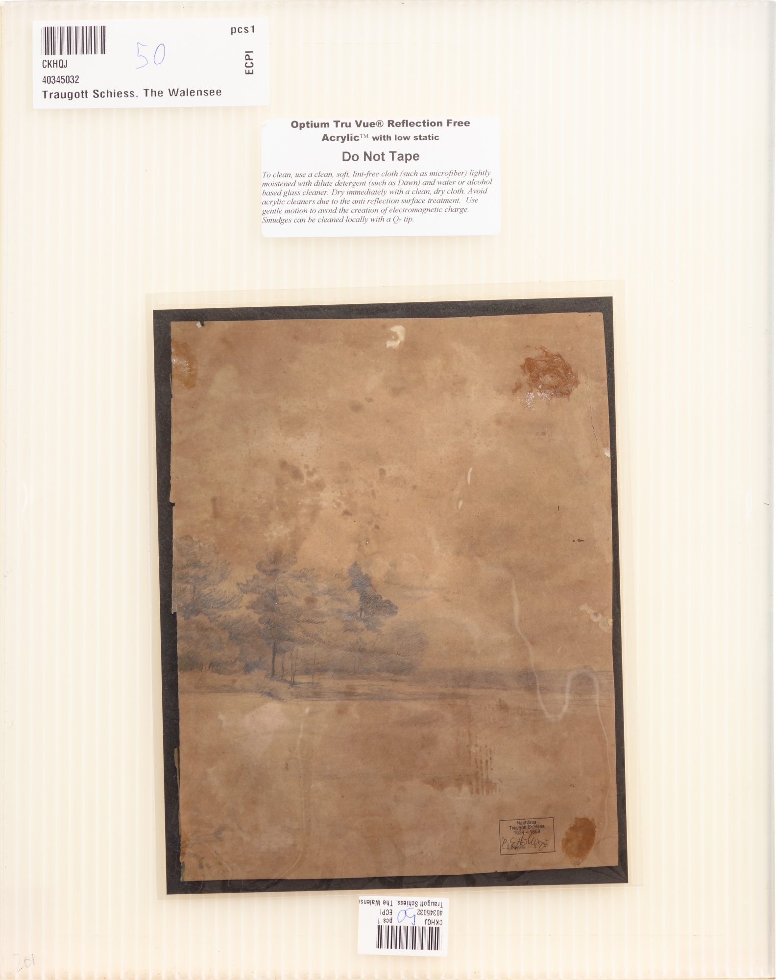 Traugott Schiess | Le lac de Walenstadt | MutualArt