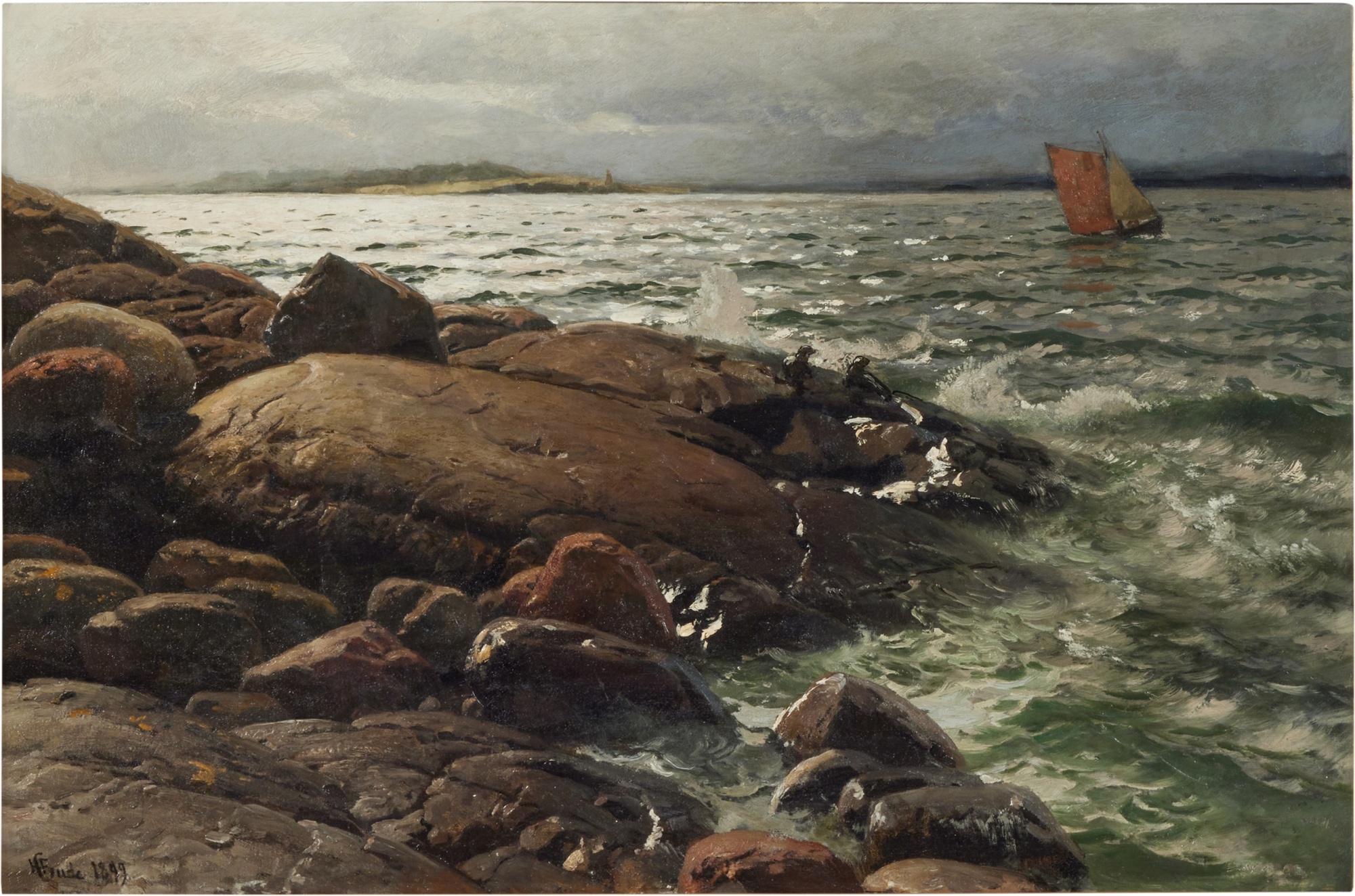 Hans Gude | Paysage côtier | MutualArt