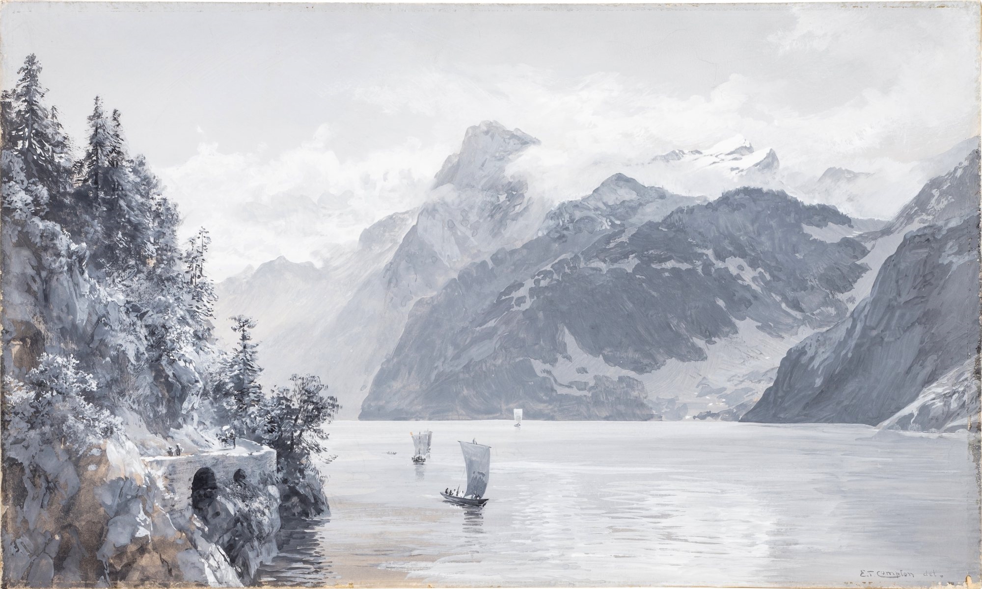 Edward Theodore Compton | L'Uri-Rotstock, Lac des Quatre Cantons | MutualArt