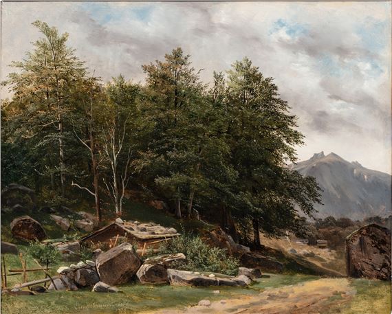 Calame Alexandre | La vallée de Lauterbrunnen, près de Genève (1836 ...