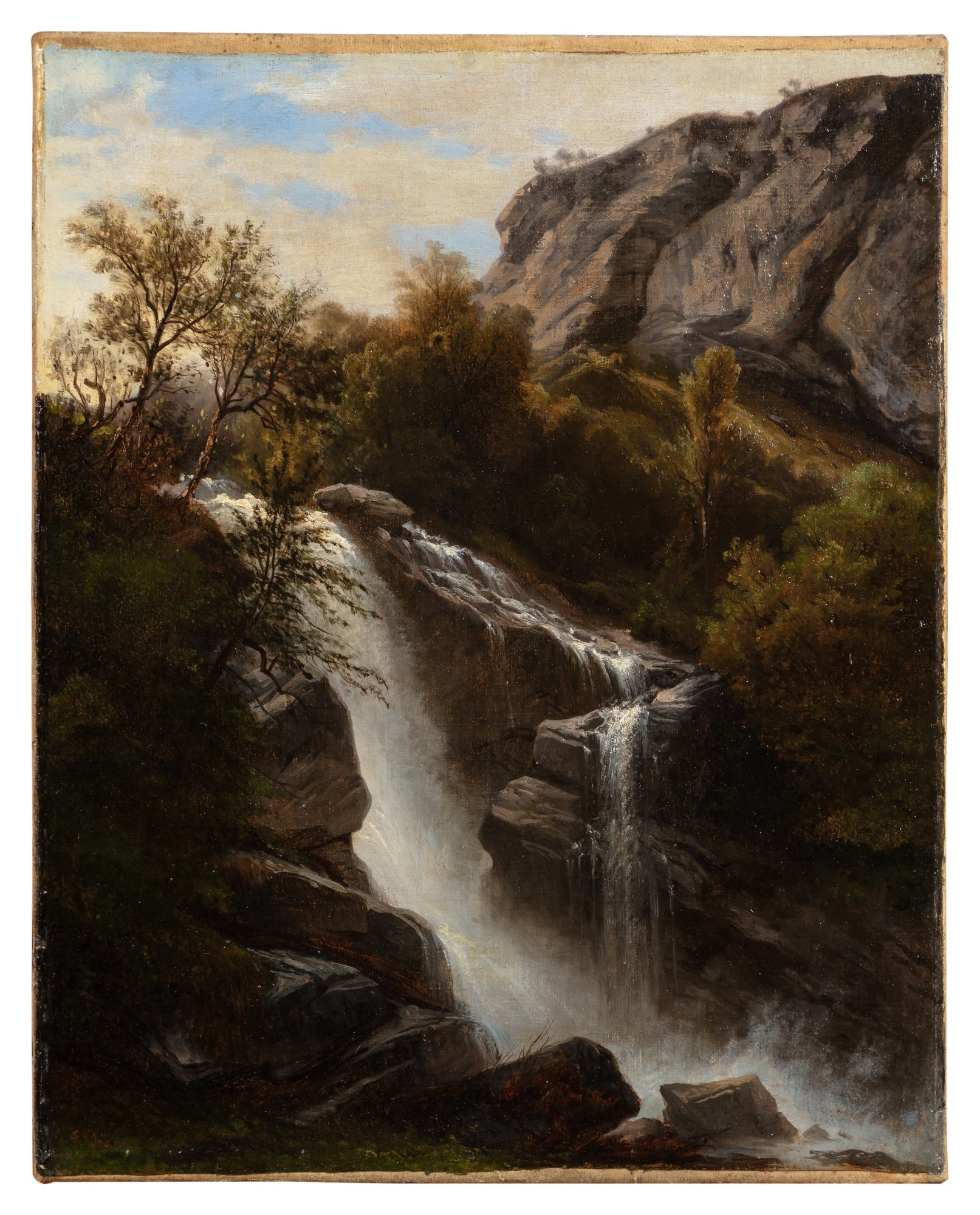 François Diday | Les chutes inférieures du Reichenbach en Norvège ...