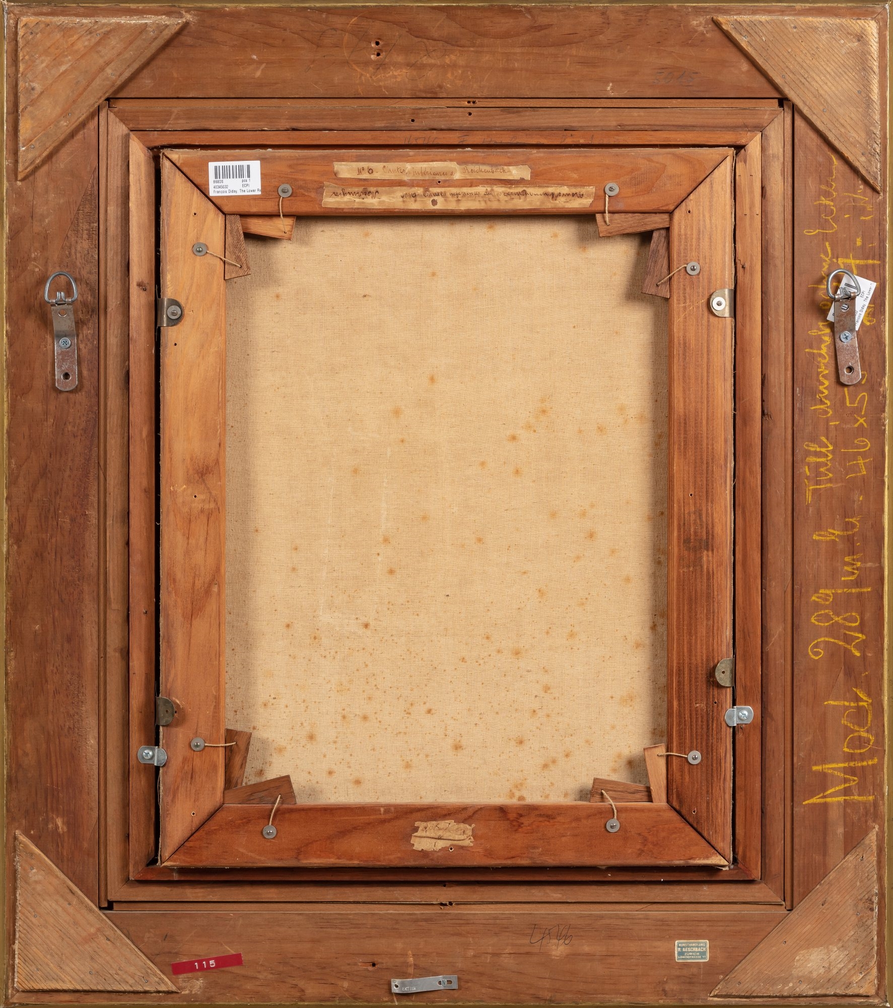 François Diday | Les chutes inférieures du Reichenbach en Norvège ...