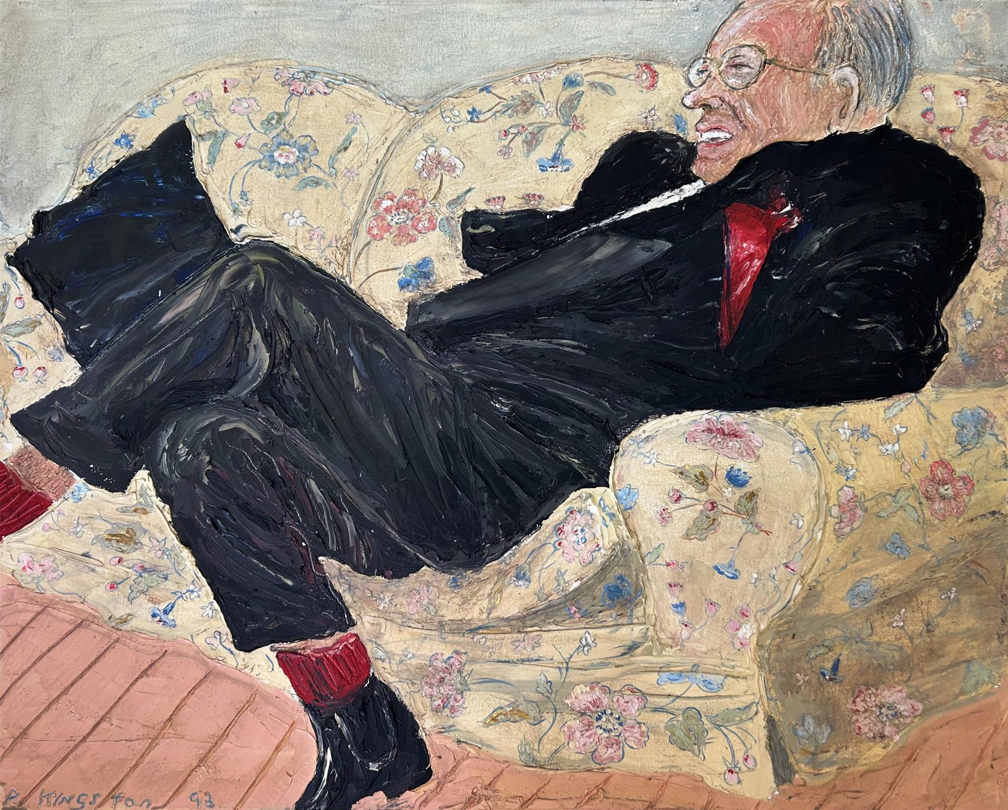 Peter Kingston | Portrait of Clive Evatt Jnr, 1993 (1993) | MutualArt