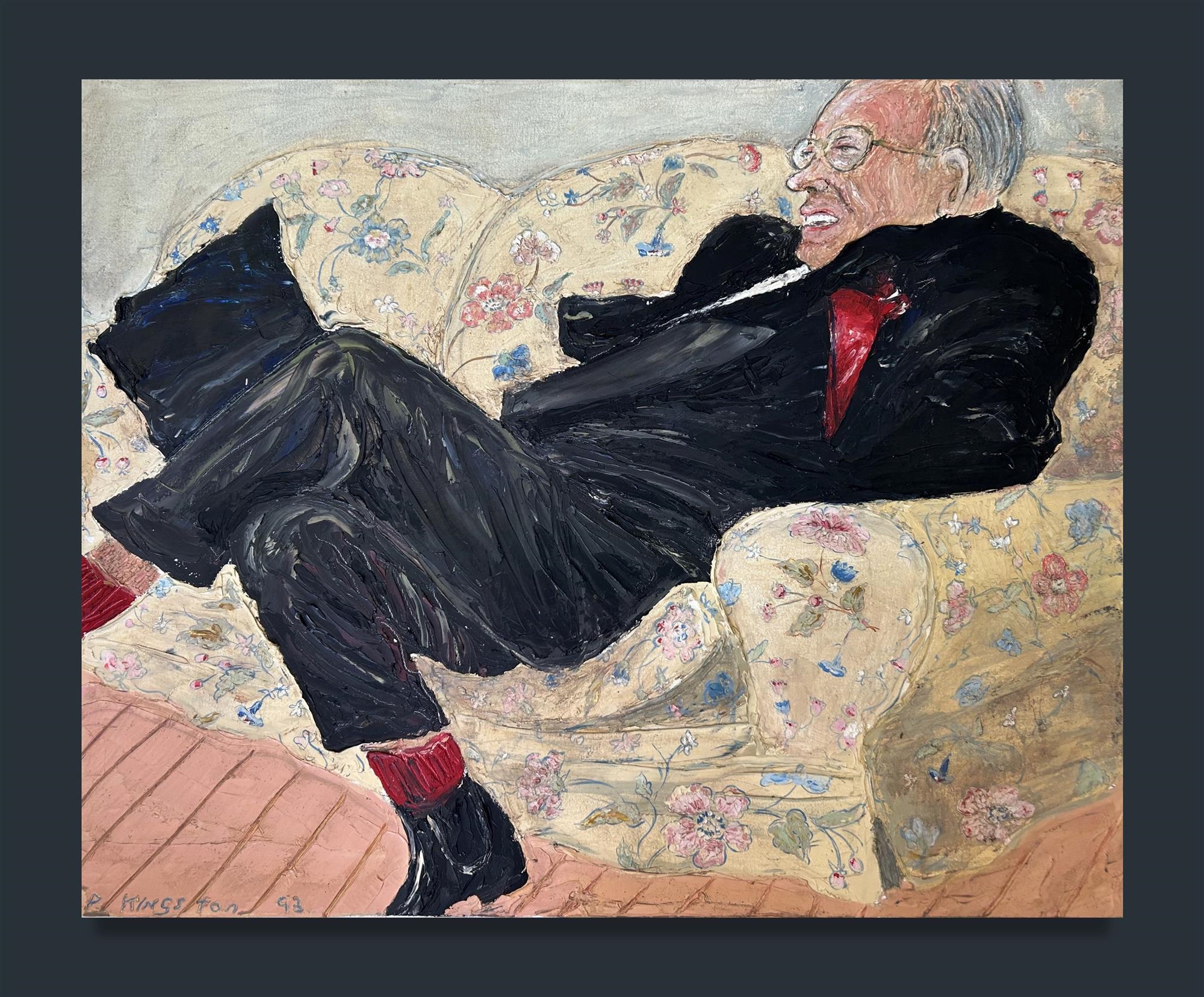 Peter Kingston | Portrait of Clive Evatt Jnr, 1993 (1993) | MutualArt