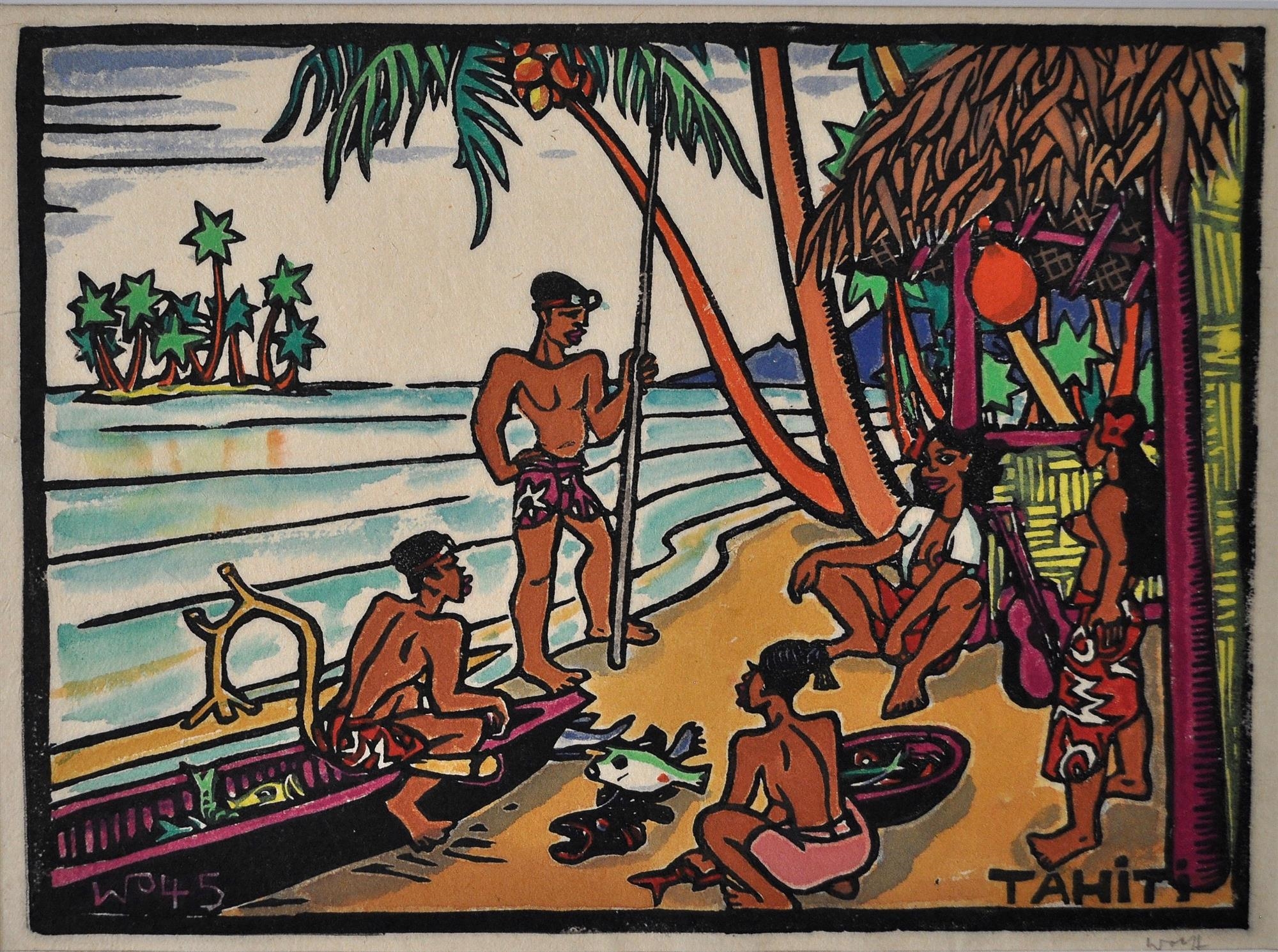 Wolfgang Wolff | Daily Activities in Tahiti, 1939-47 (1939 - 1947 ...