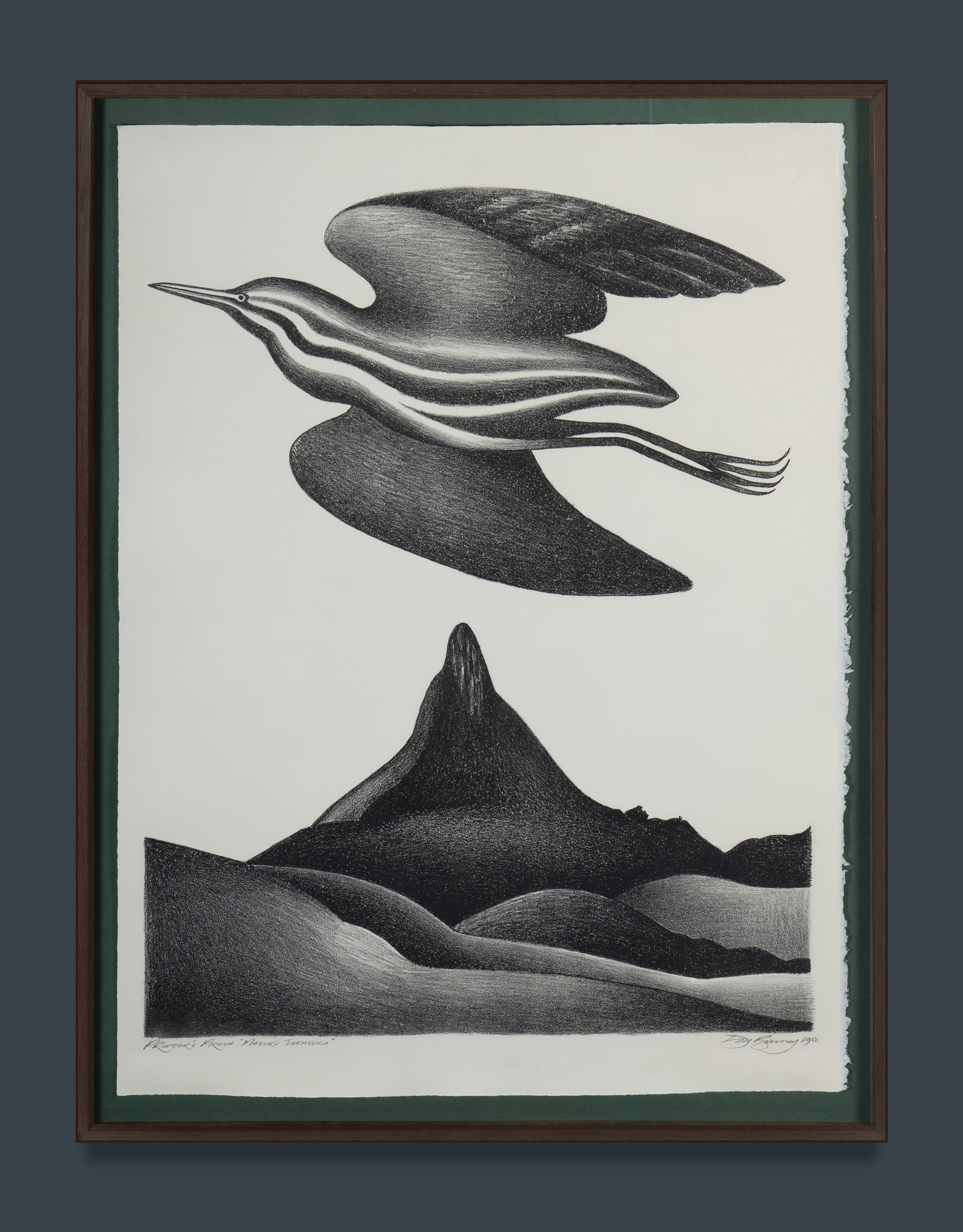 Don Binney | Matuku Tokatoka, 1980 (1980) | MutualArt
