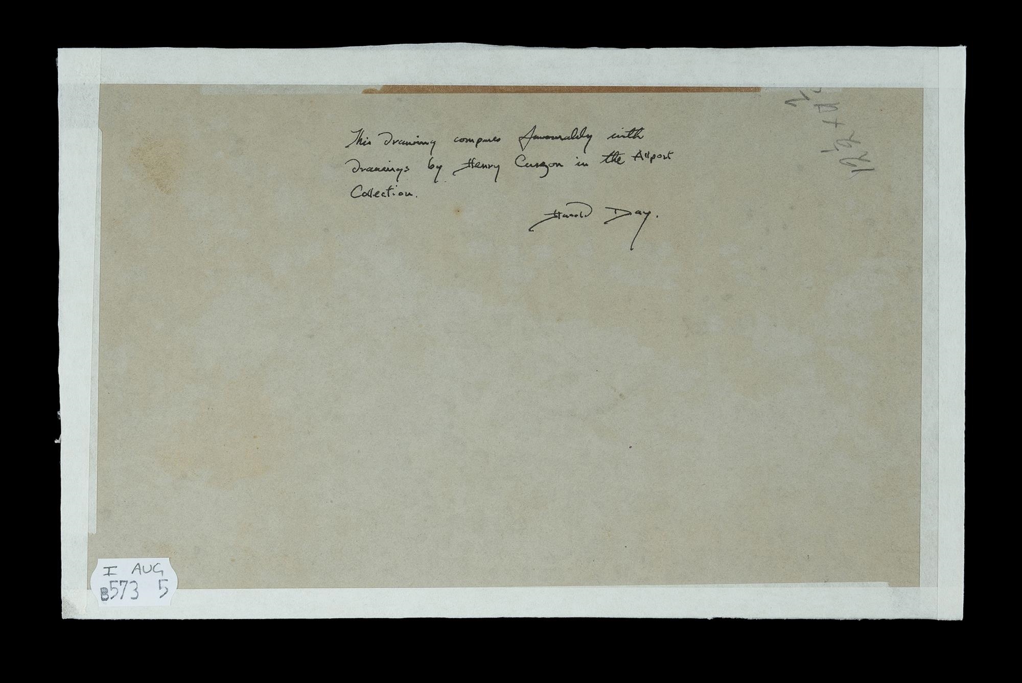 Henry Curzon Allport | Castle Ruins with Distant Viaduct Bridge | MutualArt