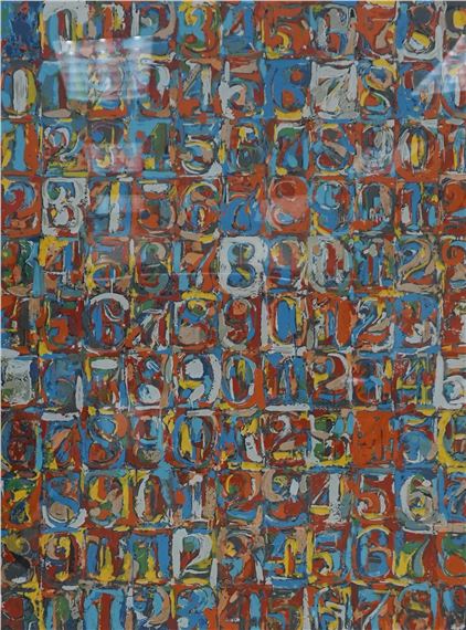 Jasper Johns | Numbers in Color (1959) | MutualArt