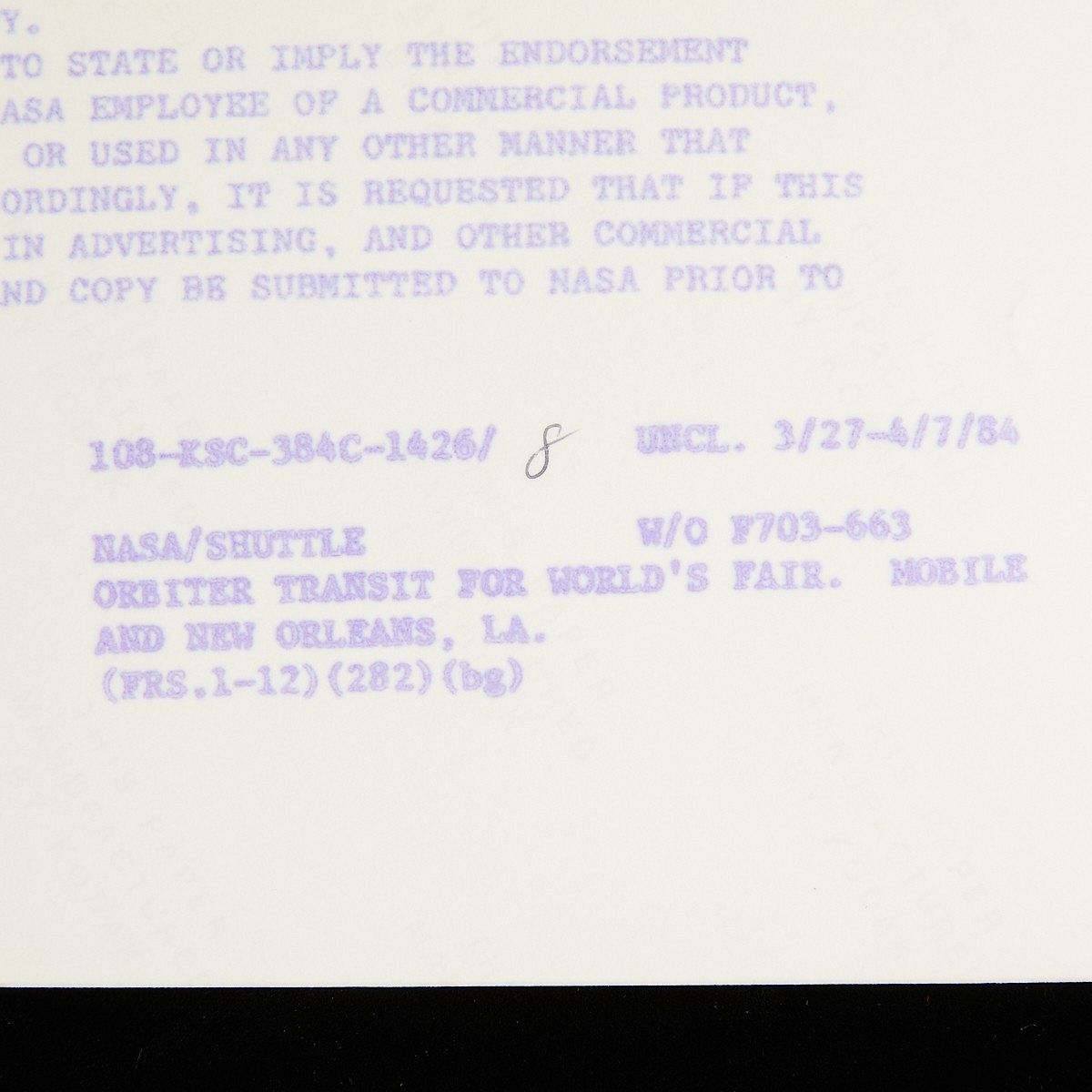Fred Wallace Haise | Shuttle Enterprise on the back of a Boeing 747 in ...