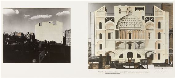 Richard Haas | Boston architectural center mural (1977) | MutualArt