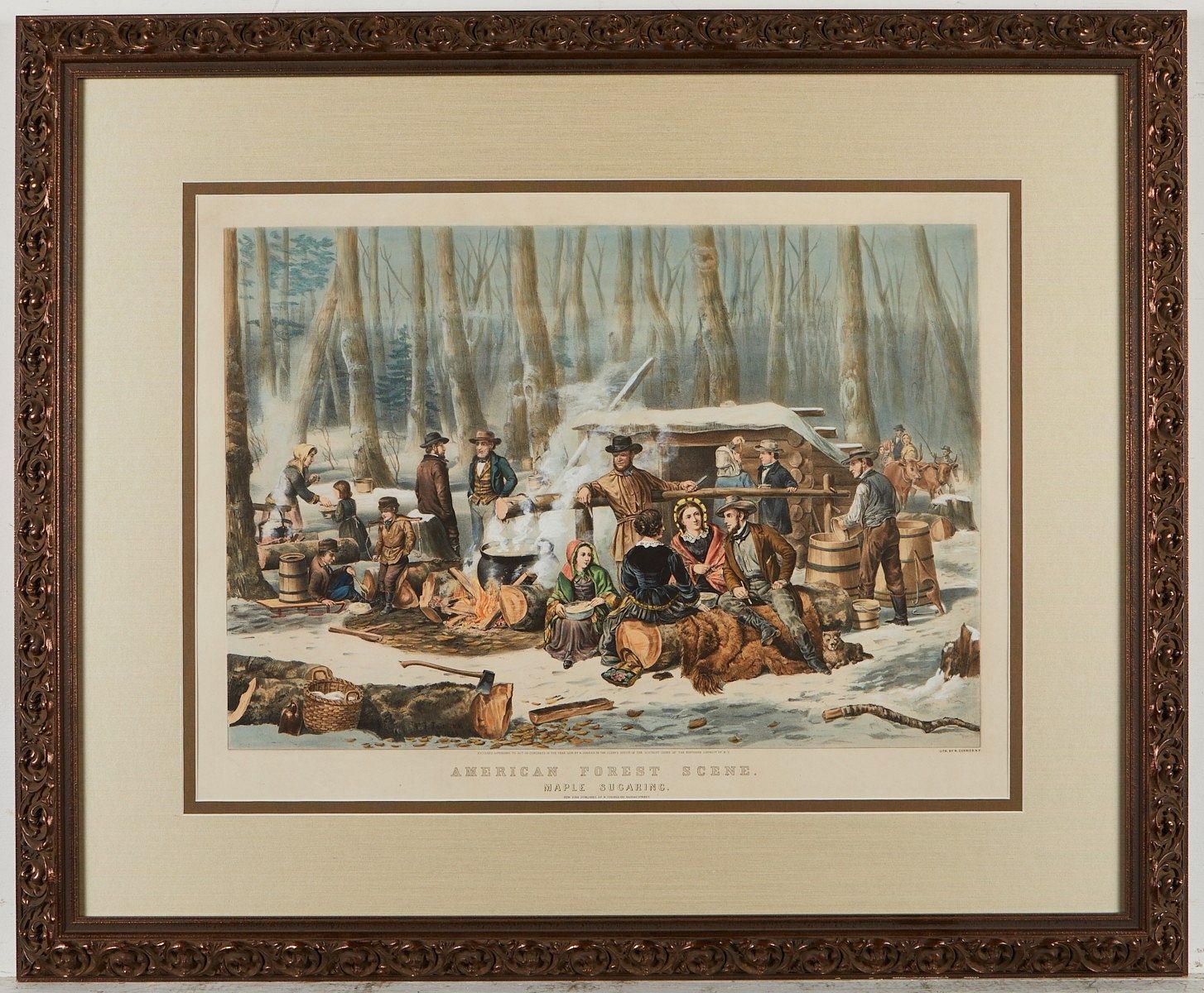 Currier & Ives | Group of 3 Currier & Ives Prints (1856) | MutualArt