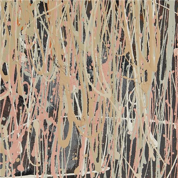 Jackson Pollock | Vintage Jackson Pollock Style Oil on Canvas Drip Painting | MutualArt