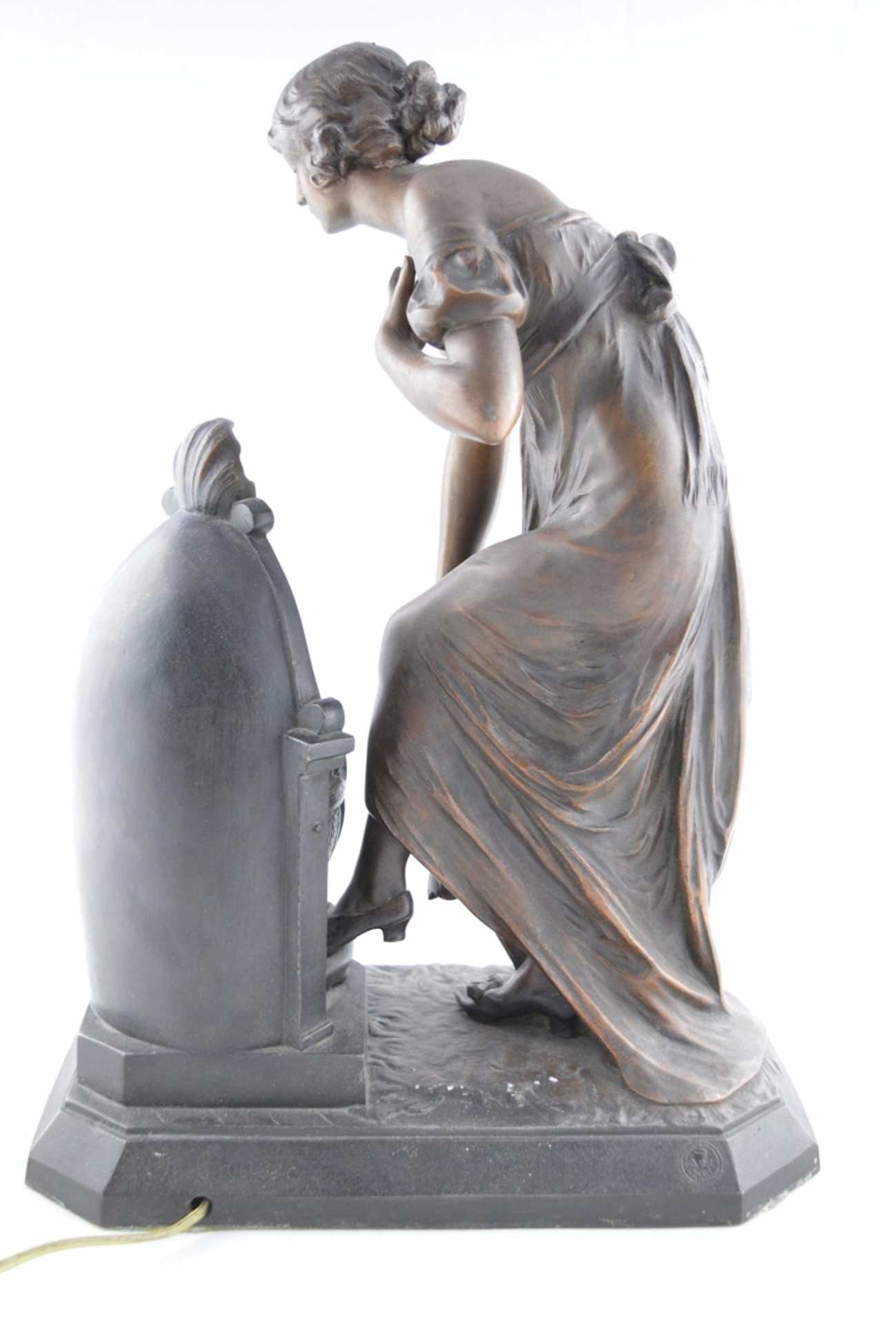Julien Caussé | Woman and brazier lamp | MutualArt