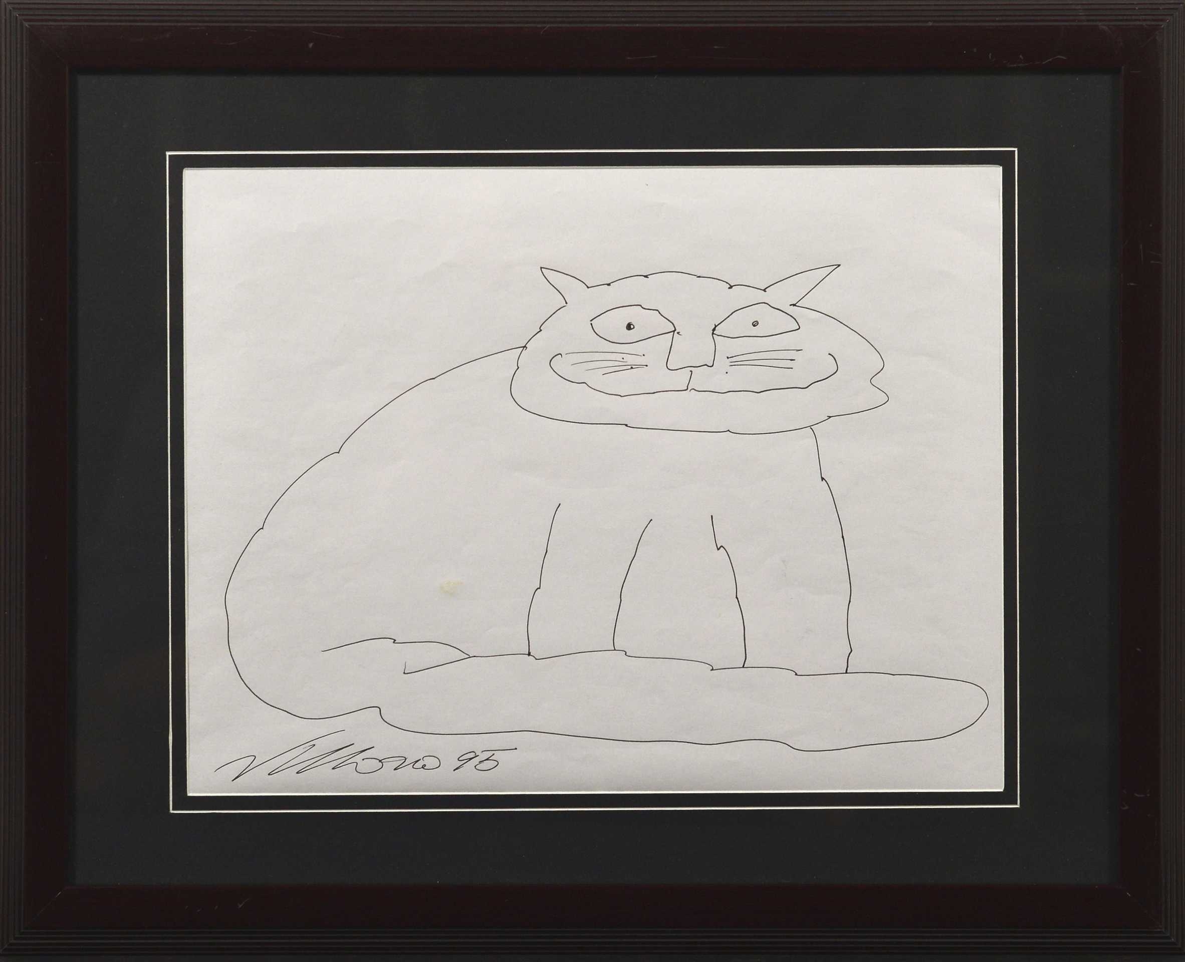 Vittorio Fiorucci | Chat assis (1995) | MutualArt