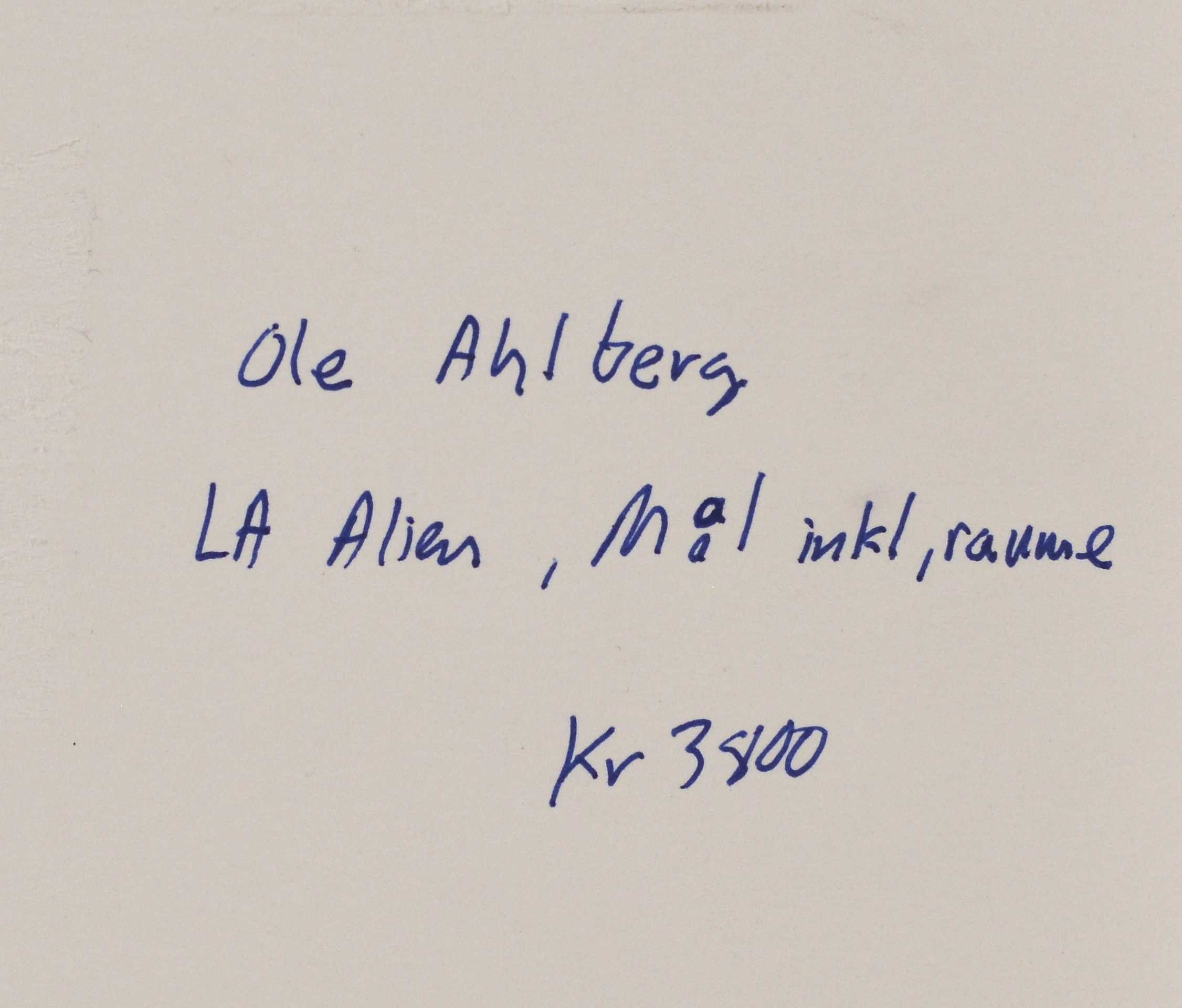 Ole Ahlberg | Tintin | MutualArt