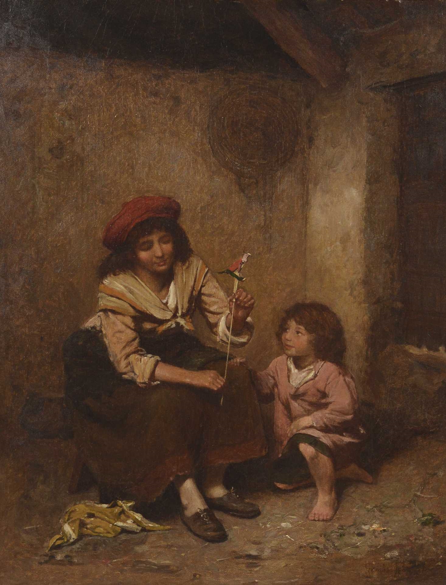 Edwin Thomas Roberts | The new toy | MutualArt