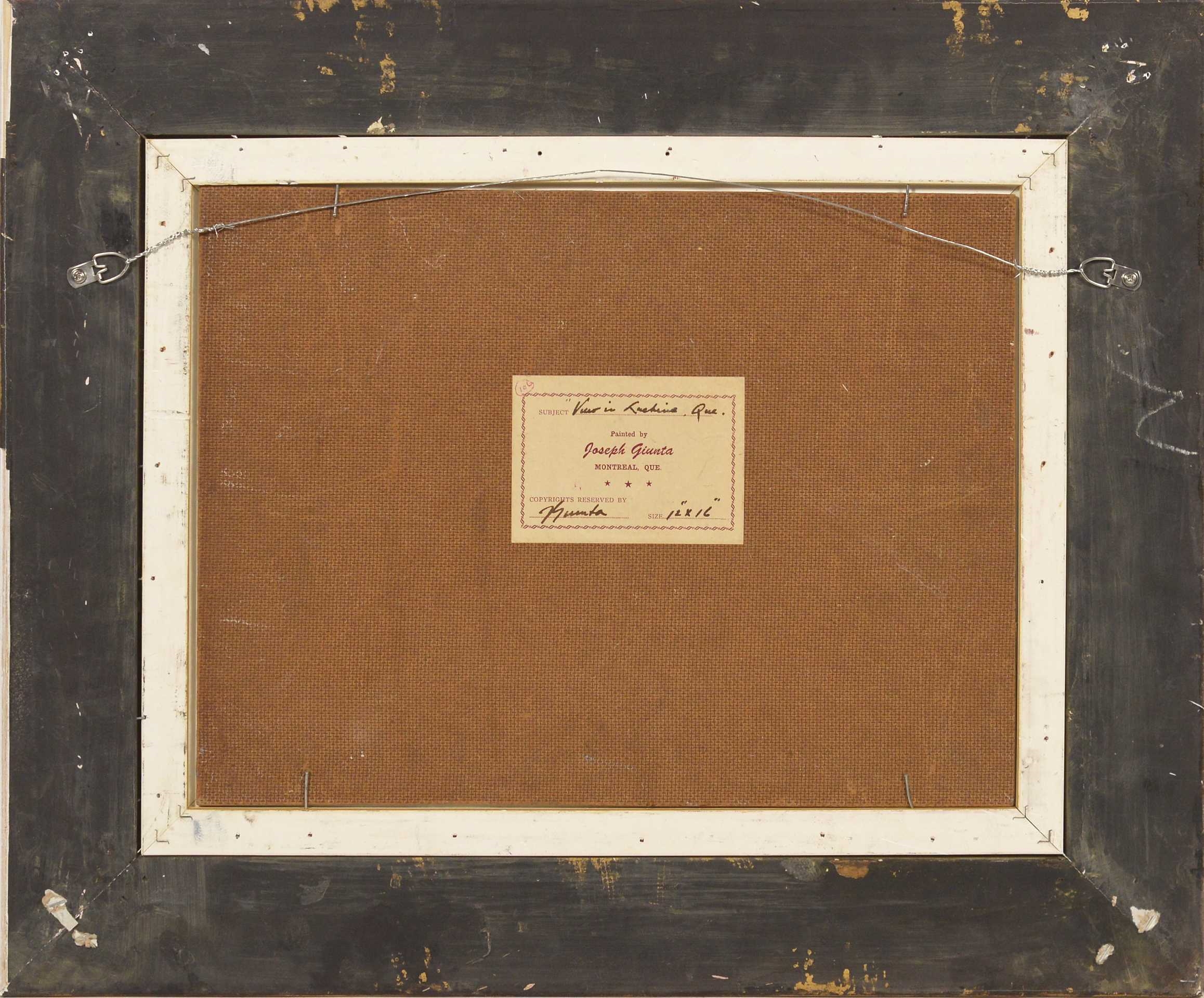 Joseph Giunta | View in Lachine, Que. | MutualArt