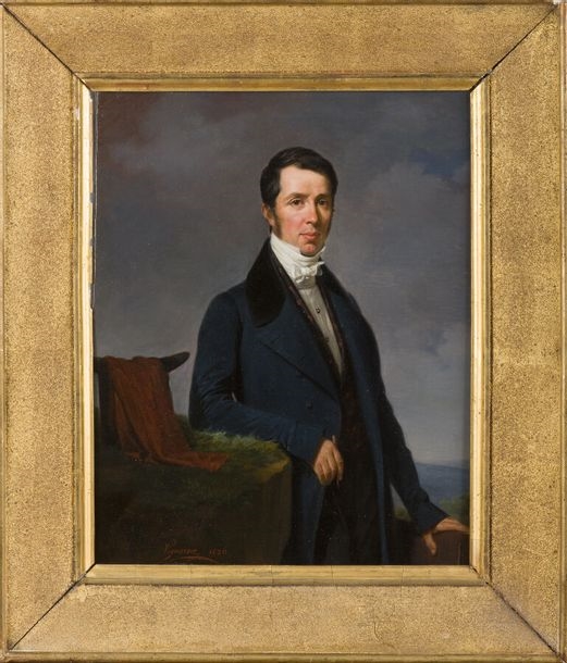 Pierre Roche Vigneron | Portrait of a painter in a landscape (1836 ...