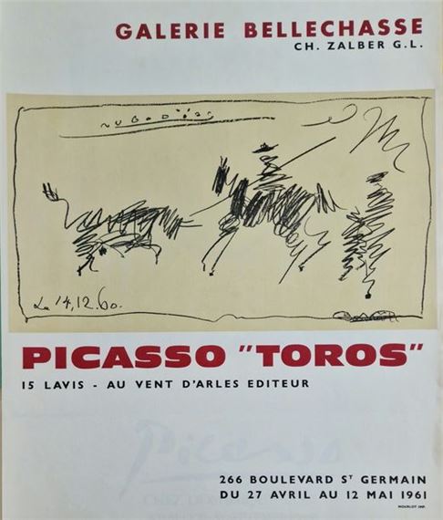 Pablo Picasso | POSTER Pablo PICASSO Exhibition Toros Bellechasse ...