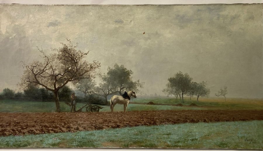 Léon Louis Oury | The plough horse (1881) | MutualArt