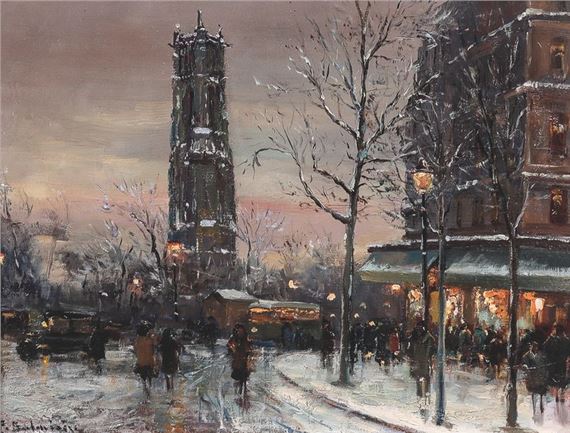 Paul Justin Marcel Balmigère | Paris, Place du Châtelet animated ...