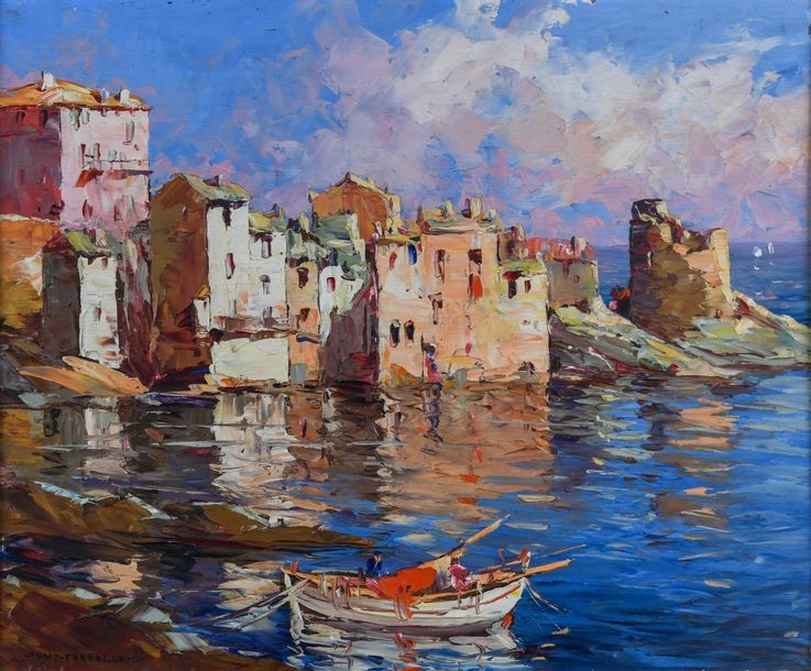 Tony Cardella | Le village d'Erbalunga (Corse) | MutualArt