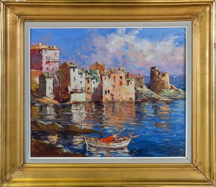 Tony Cardella | Le village d'Erbalunga (Corse) | MutualArt