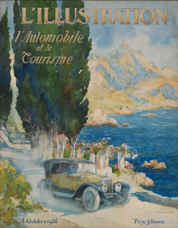 Gustave Adolphe Mossa | Original cover for l'Illustration, 1924: The ...