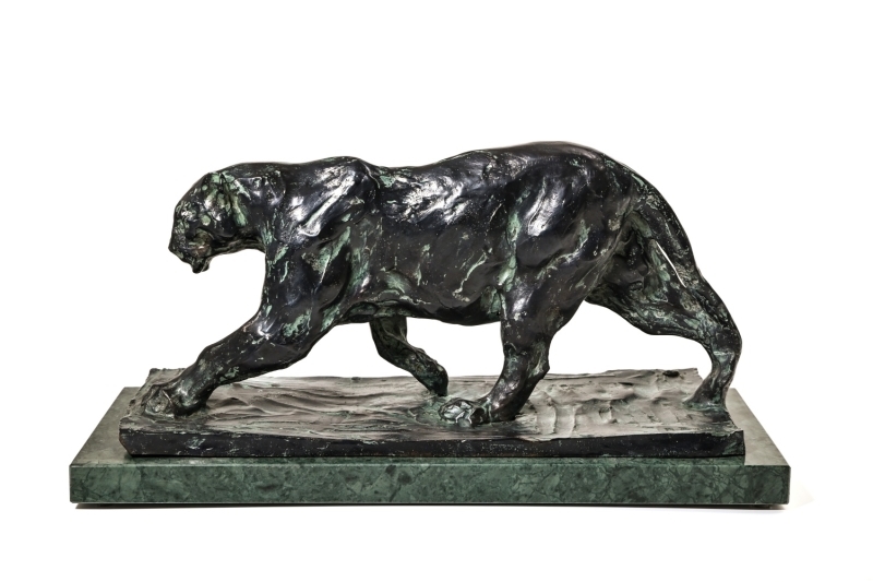 Rembrandt Bugatti | Panther walking | MutualArt