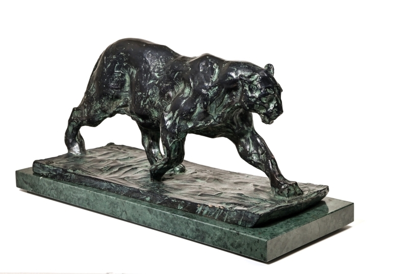 Rembrandt Bugatti | Panther walking | MutualArt