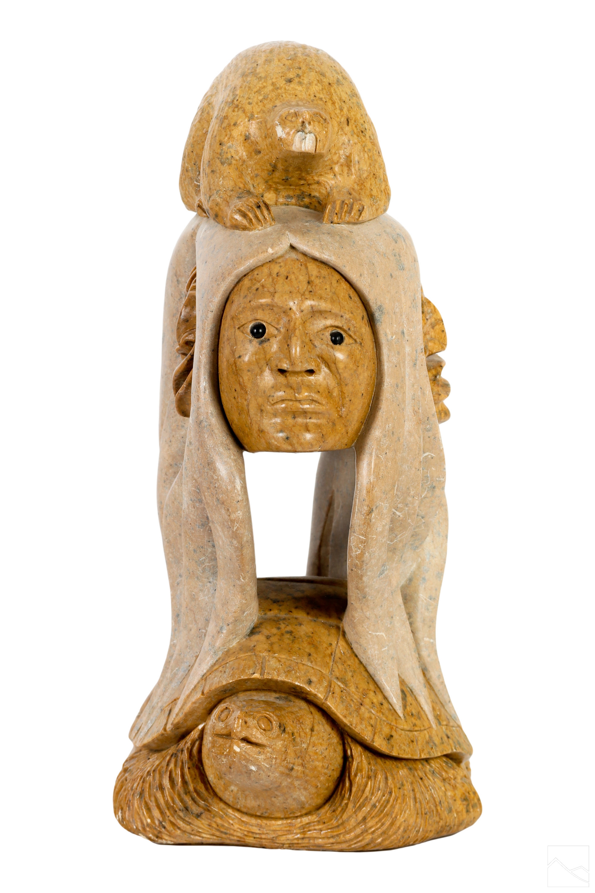 Gene Thomas | An Onondaga Indian folk art work depicting spirit totems ...