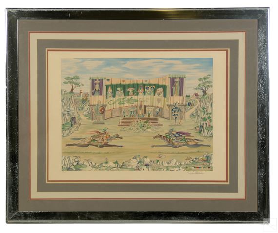 Guillermo Silva Santamaria | A Renaissance jousting scene with Royal ...