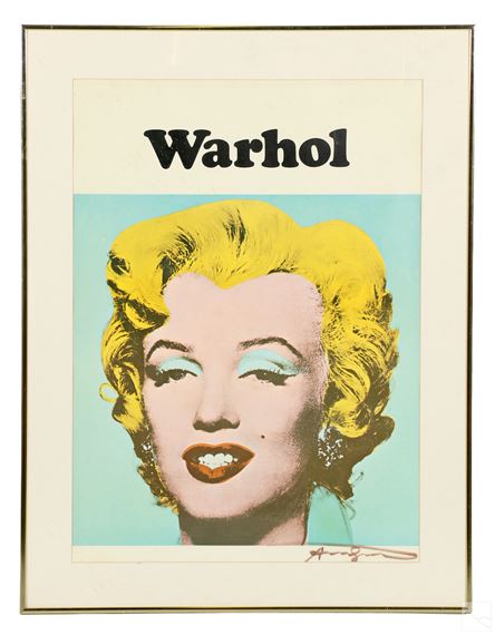 Andy Warhol | Shot Sage Blue Marilyn (1964) | MutualArt