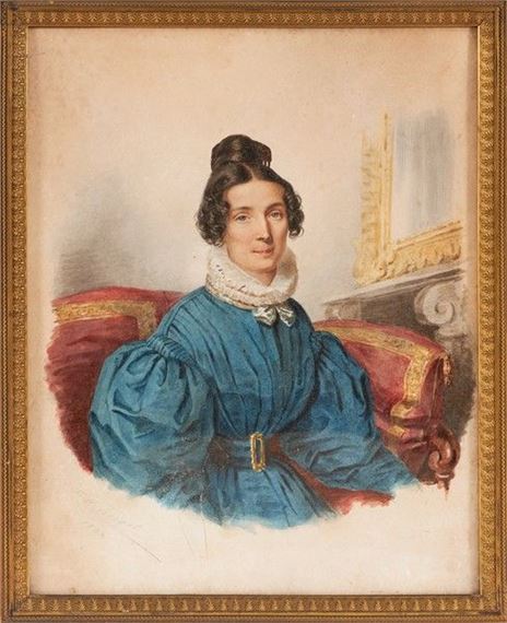 Franz Napoleon Heigel | Portrait de Monsieur et Portrait de Madame ...