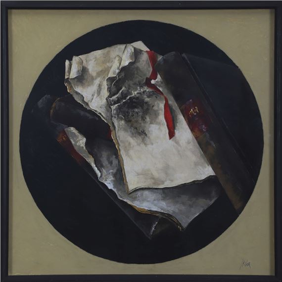 Pierre Skira | Nature morte au livre | MutualArt