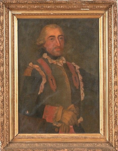 French School, 18th Century | Portrait d'homme en armure | MutualArt