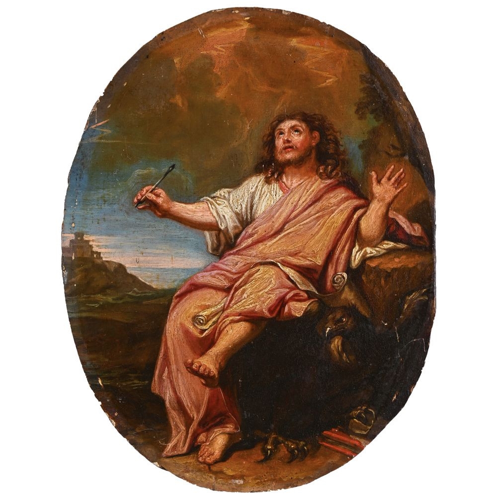 Charles Le Brun | Saint Jean l’Evangéliste à Patmos | MutualArt