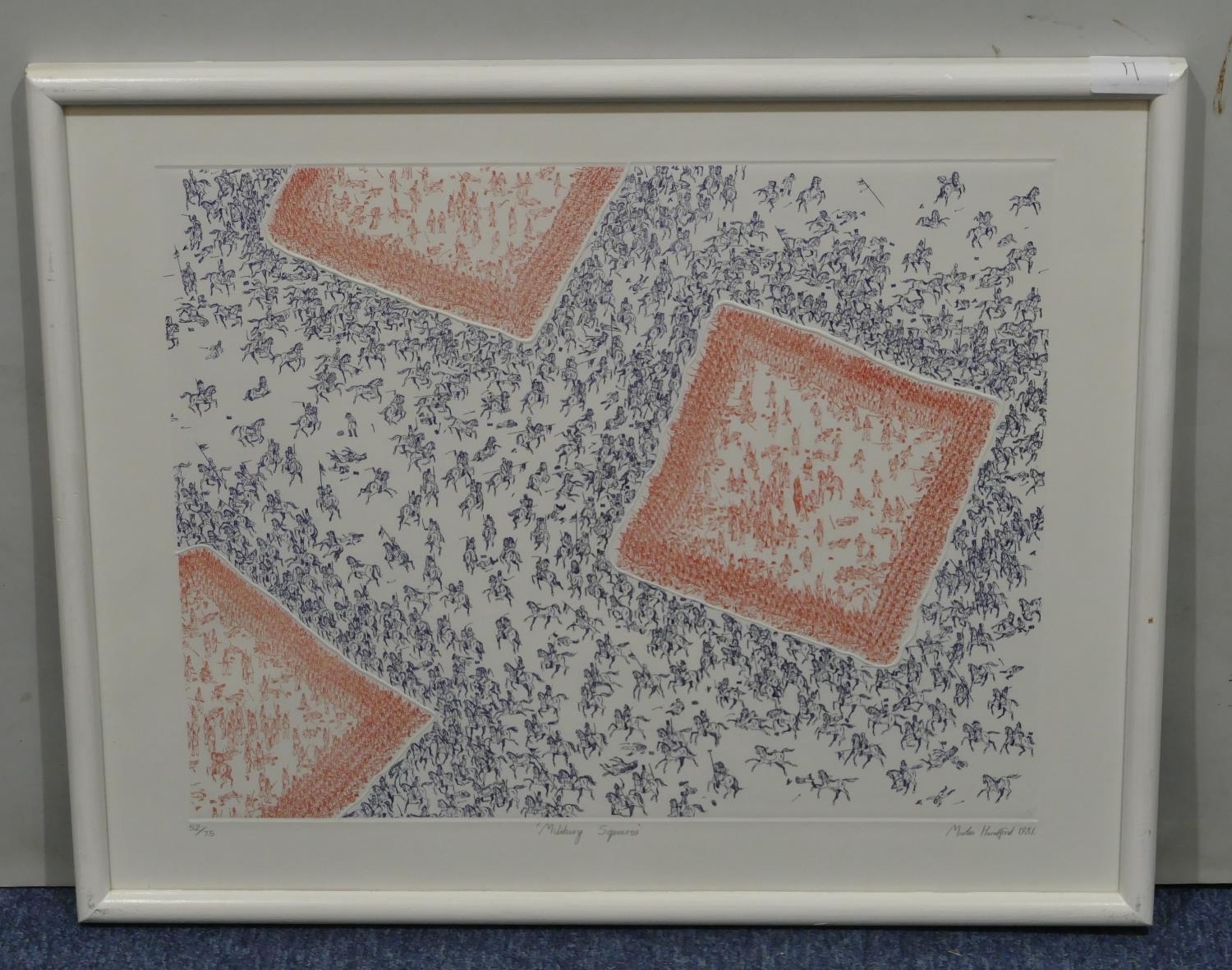 Martin Handford | Military Squares (1981) | MutualArt