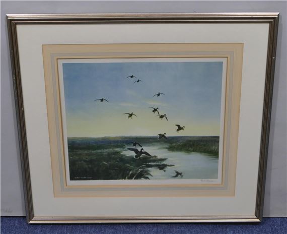 Peter Markham Scott | Mallard Alighting | MutualArt
