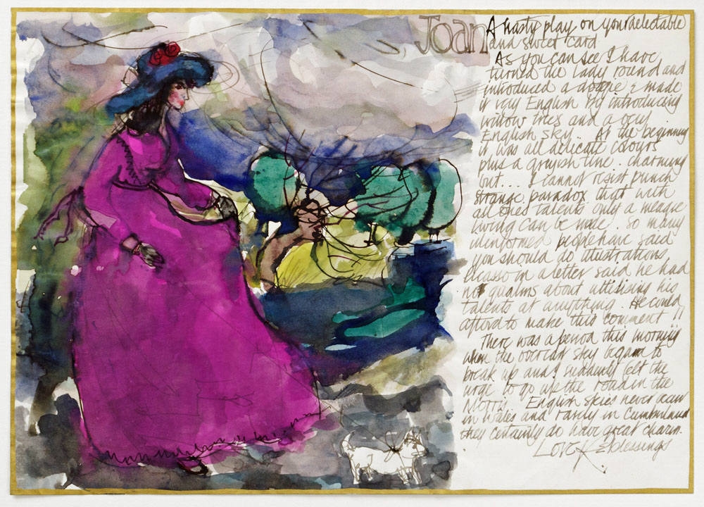 Percy Kelly | Lady in Purple | MutualArt