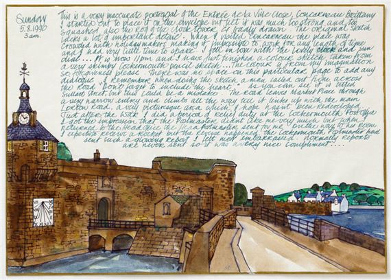 Percy Kelly | Entre de la Ville Close Brittany (1990) | MutualArt